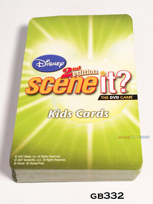 Disney Scene It? 2nd Edition Replacement ALL Kids Trivia cards | eBay