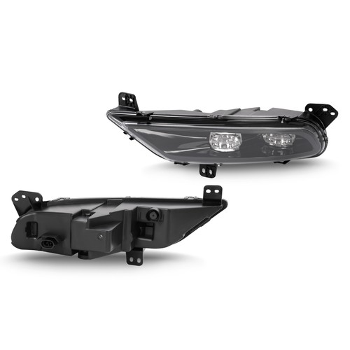 Front Fog Lights Black LED For Chrysler 300 2015-2024 Left and Right ...