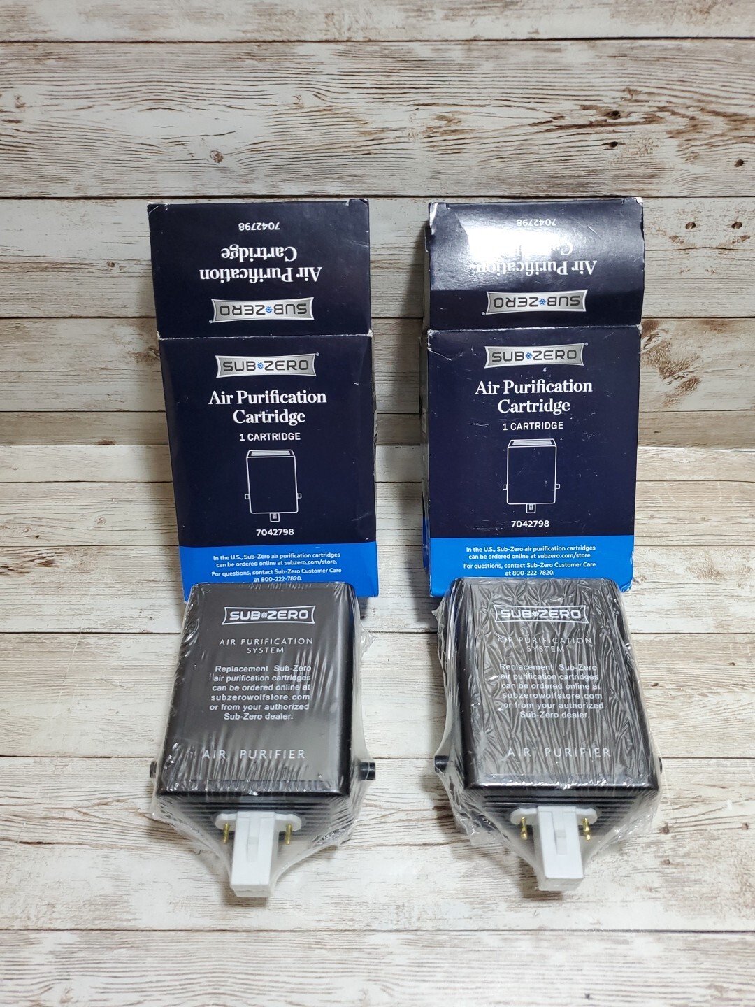 2x Sub-Zero 7042798 7007067 Refrigerator Air Purification Cartridge ...