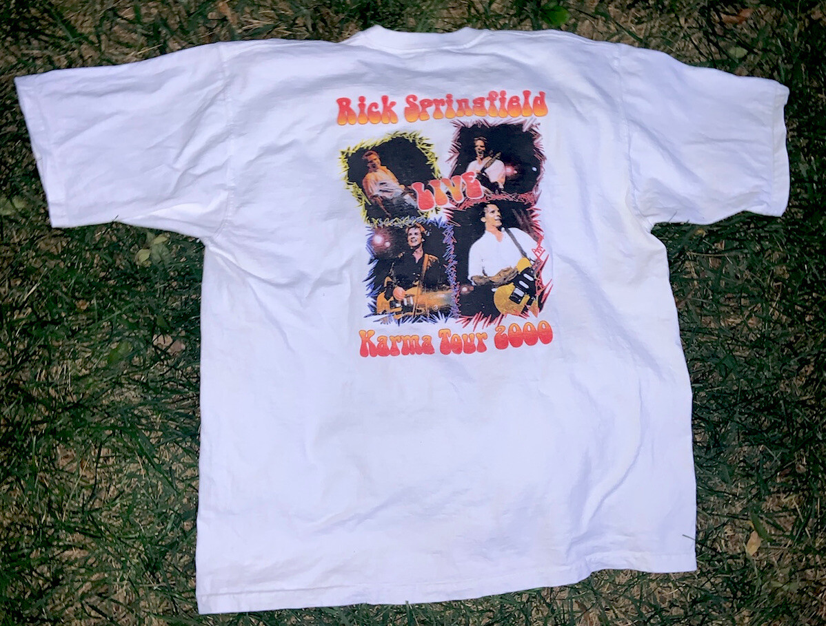 Vintage 2000 Rick Springfield Karma Tour Concert T-Sh… - Gem