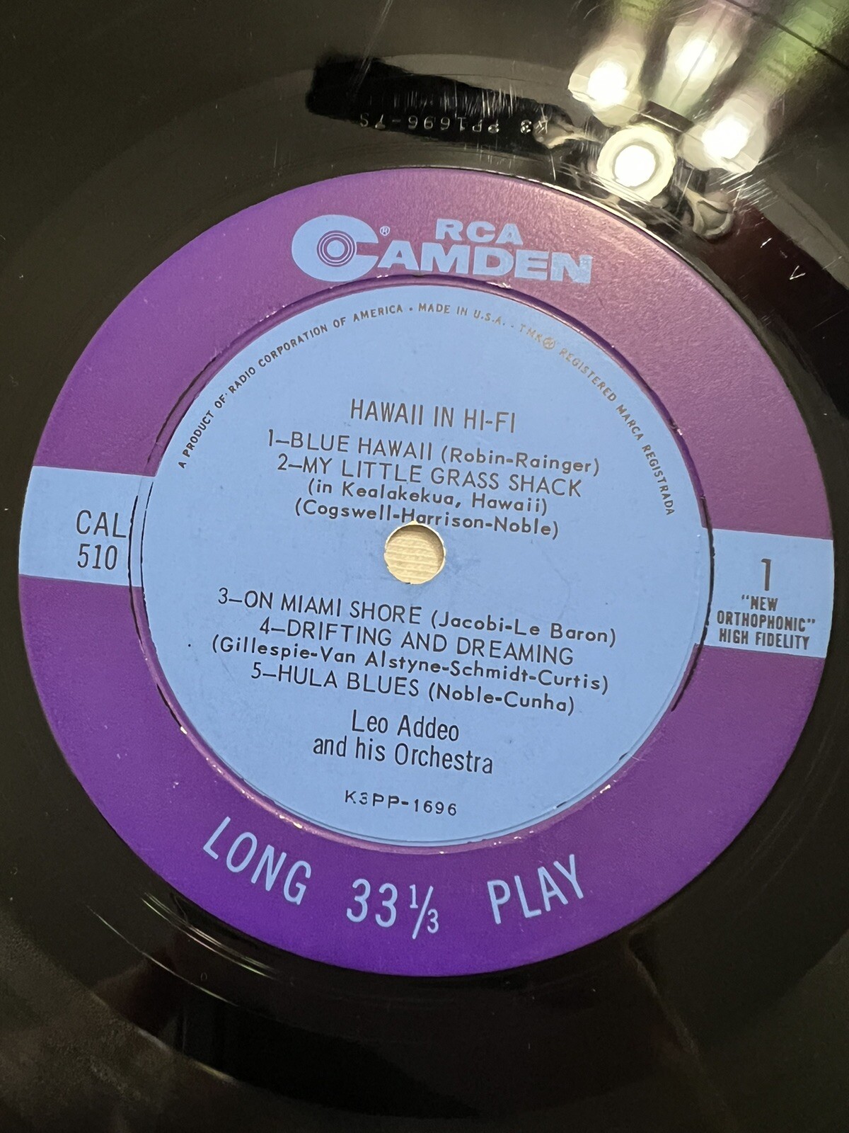 Leo Addeo Hawaii In Hi-Fi vinyl LP RCA Camden records CAL 510 1959 | eBay