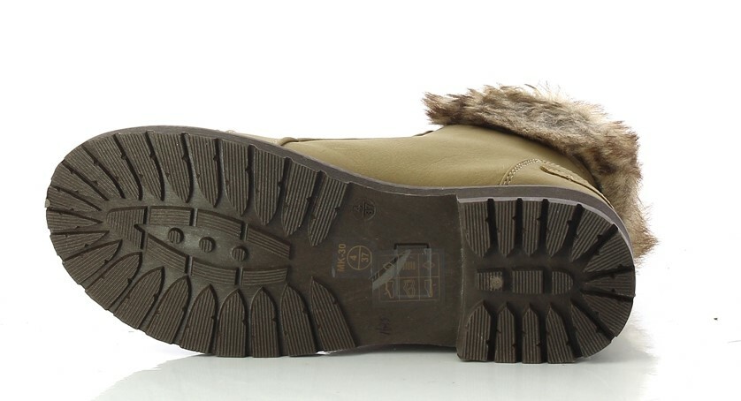 WOMENS LADIES FAUX FUR GRIP SOLE WINTER SNOW WARM ANKLE BOOTS TRAINERS ...