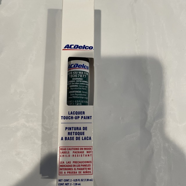 Genuine GM ACDelco Emerald Green Metallic Touch up Paint Code 43u ...