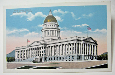 Utah State Capitol, Salt Lake City, Utah unused 1920 era postcard | eBay