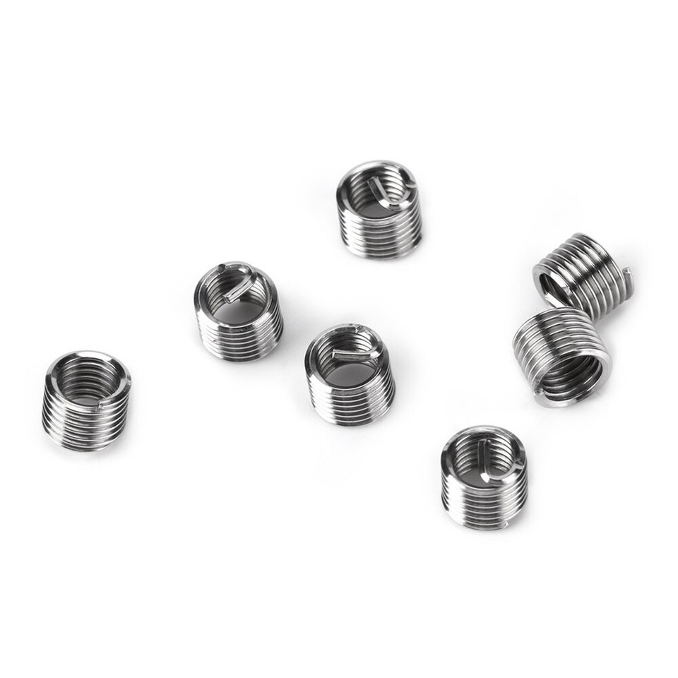30Pcs M6 X 1.0mm Metric Thread Repair Insert Kit Helicoil Car Pro Coil ...