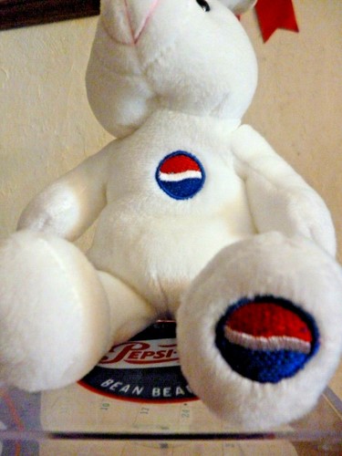 Pepsi Bean Bear PROMO Bunny RARE Limited Edition 100th Anniversary Bear ...