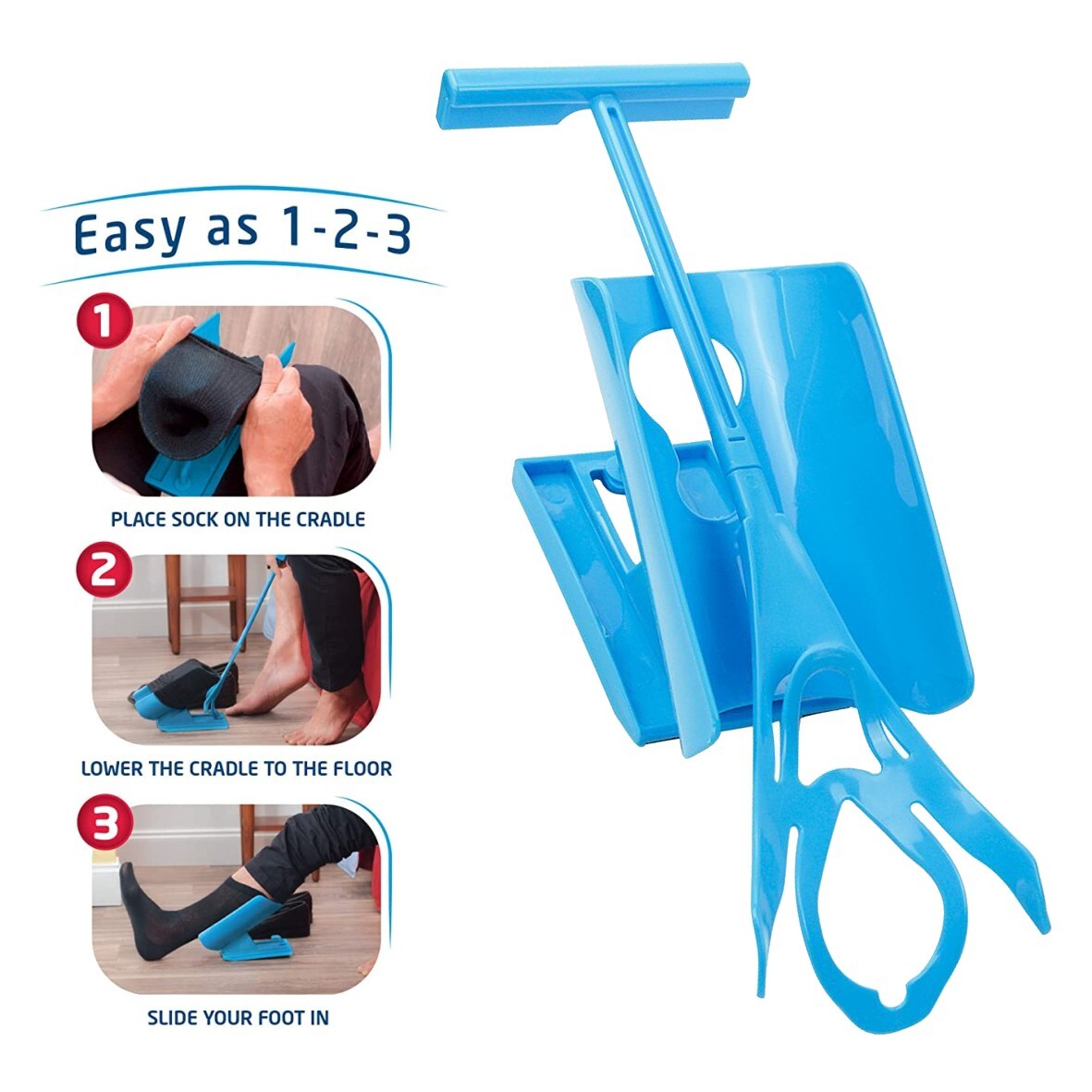 Sock Aid Kit Easy On Easy Off Sock Helper for Putting On Socks ...