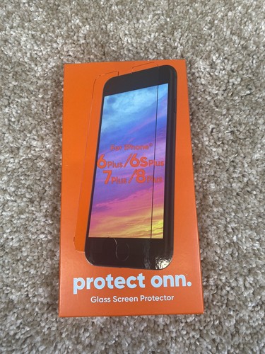New Protect Onn Glass Screen Protector iPhone 6Plus 6s Plus 7Plus 8Plus ...
