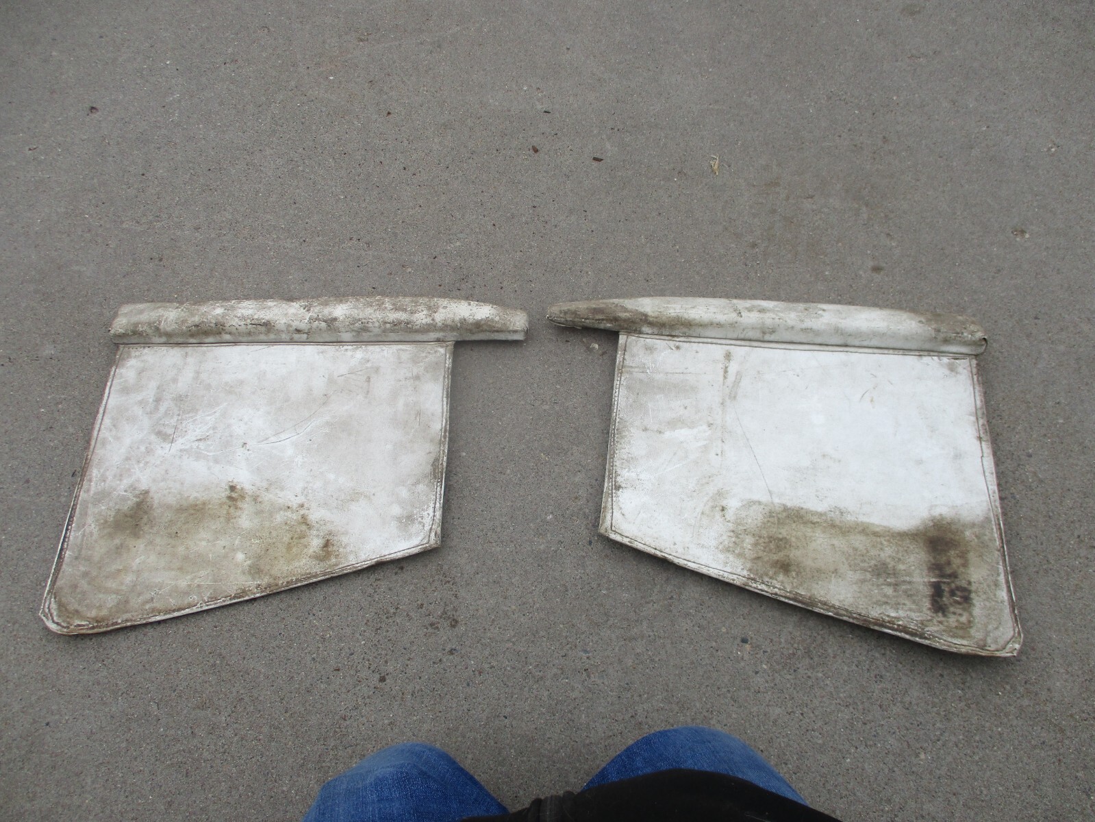 HARLEY 45 FLATHEAD KNUCKLEHEAD PANHEAD SIDECAR INTERIOR SIDE PANELS OEM ...