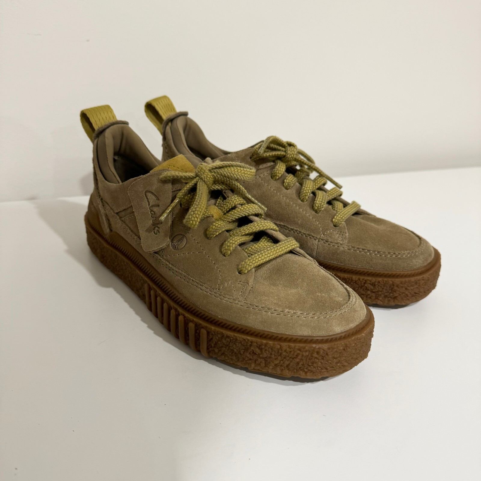 Clarks Somerset Lace in Oakwood Suede Size 8 US (Sample Pair) AW24 | eBay