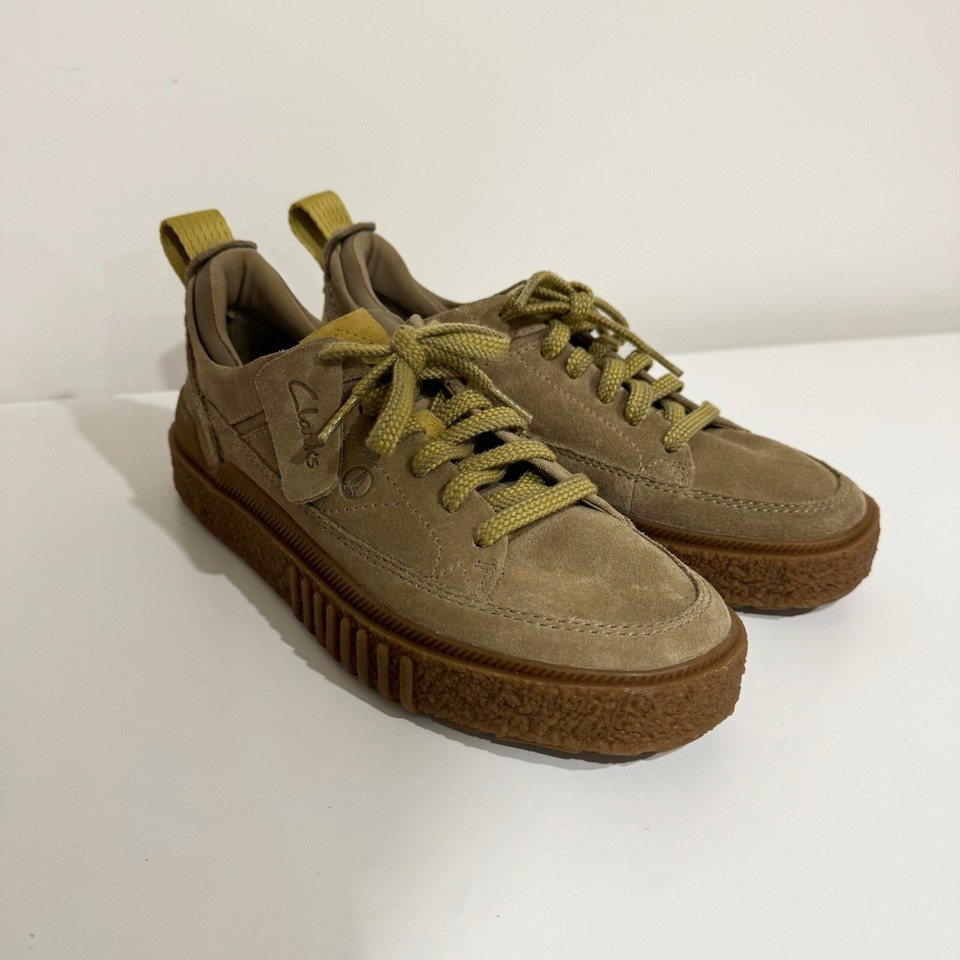 Clarks Somerset Lace in Oakwood Suede Size 8 US (Sample Pair) AW24 | eBay