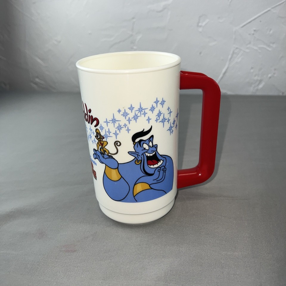 Walt Disney Aladdin World on Ice 22oz Plastic Mug -Vintage | eBay