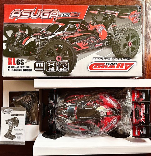 Team Corally Asuga XLR 6S Large Scale Racing Buggy RTR Red COR00288-R ...