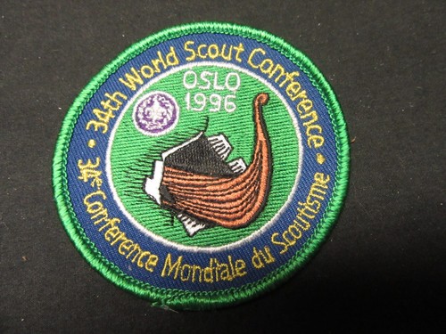 34th World Scout Conference 1996 Oslo Patch JOAX | eBay