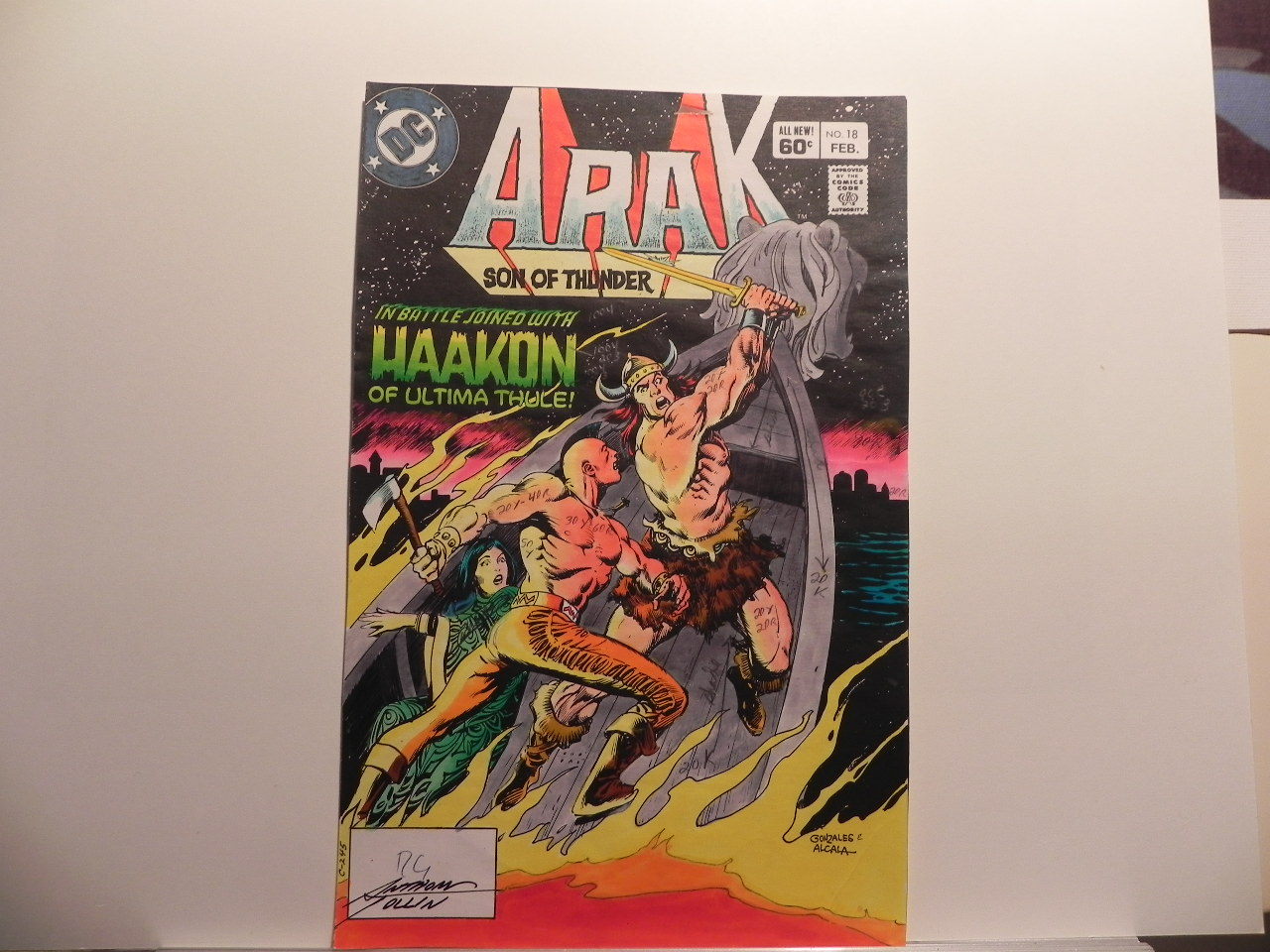 ARAK VOL.1 #18 PRODUCTION ART ORIGINAL SIGNED ANTHONY TOLLIN | eBay
