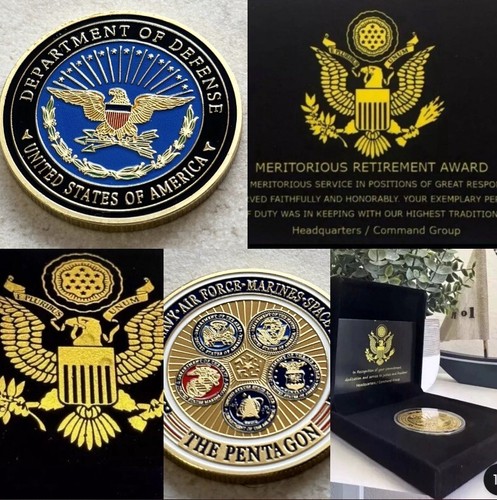U.S DOD-Pentagon Coin USAF-USMC-USN-US ARMY-Dept of Defense W ...