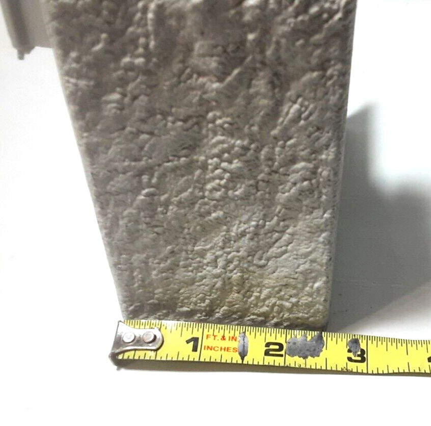 Onyx By Novik 5" inch Outside Vinyl Siding Ledge Corner Mortar Gray NOS ...