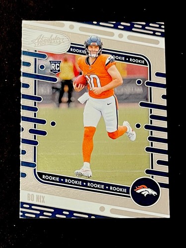 2024 Panini Absolute Bo Nix Rookies #112 Denver Broncos RC | eBay
