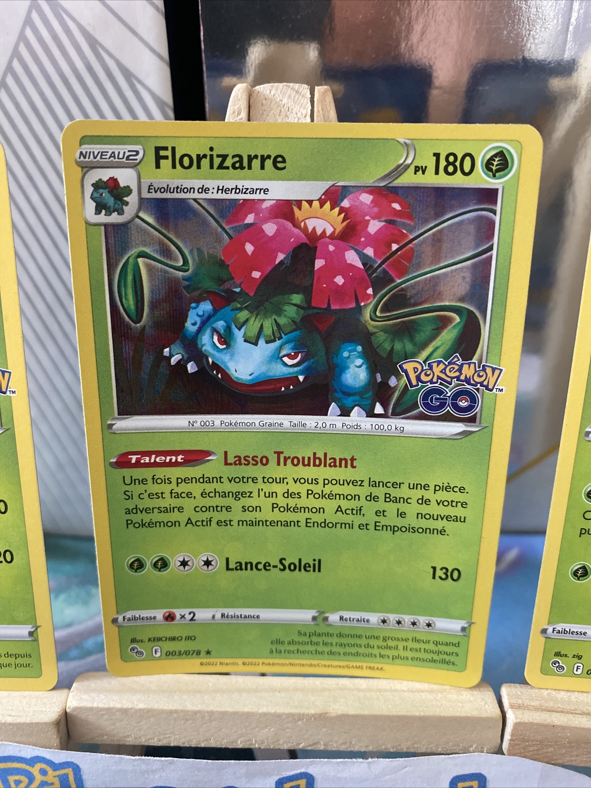Carte Pokémon Bulbizarre 001/078 Herbizarre 002/078 Florizarre 003/078 ...