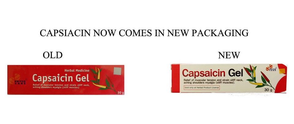 Capsaicin Gel For Muscle Joint Pain Relief Osteoarthritis Myalgia 3X30g ...