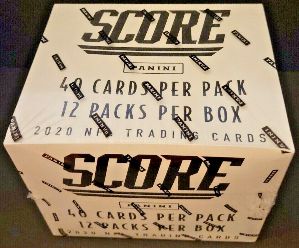 2020 SCORE FOOTBALL FACTORY SEALED FAT PACK CELLO BOX 12 PACKS 480 ...