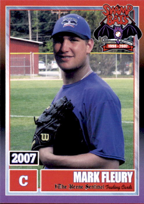 2007 Keene Swamp Bats Team Issue #7 Mark Fleury North Carolina Roswell Georgia | eBay