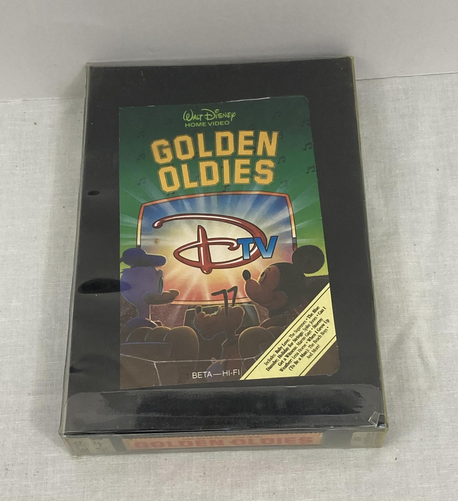 Walt Disney Golden Oldies Betamax w/ Box & Case - ca 1980, Vintage ...