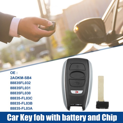 433 MHZ Car Key fob Keyless Entry Remote for Subaru Crosstrek 2018-2022 ...