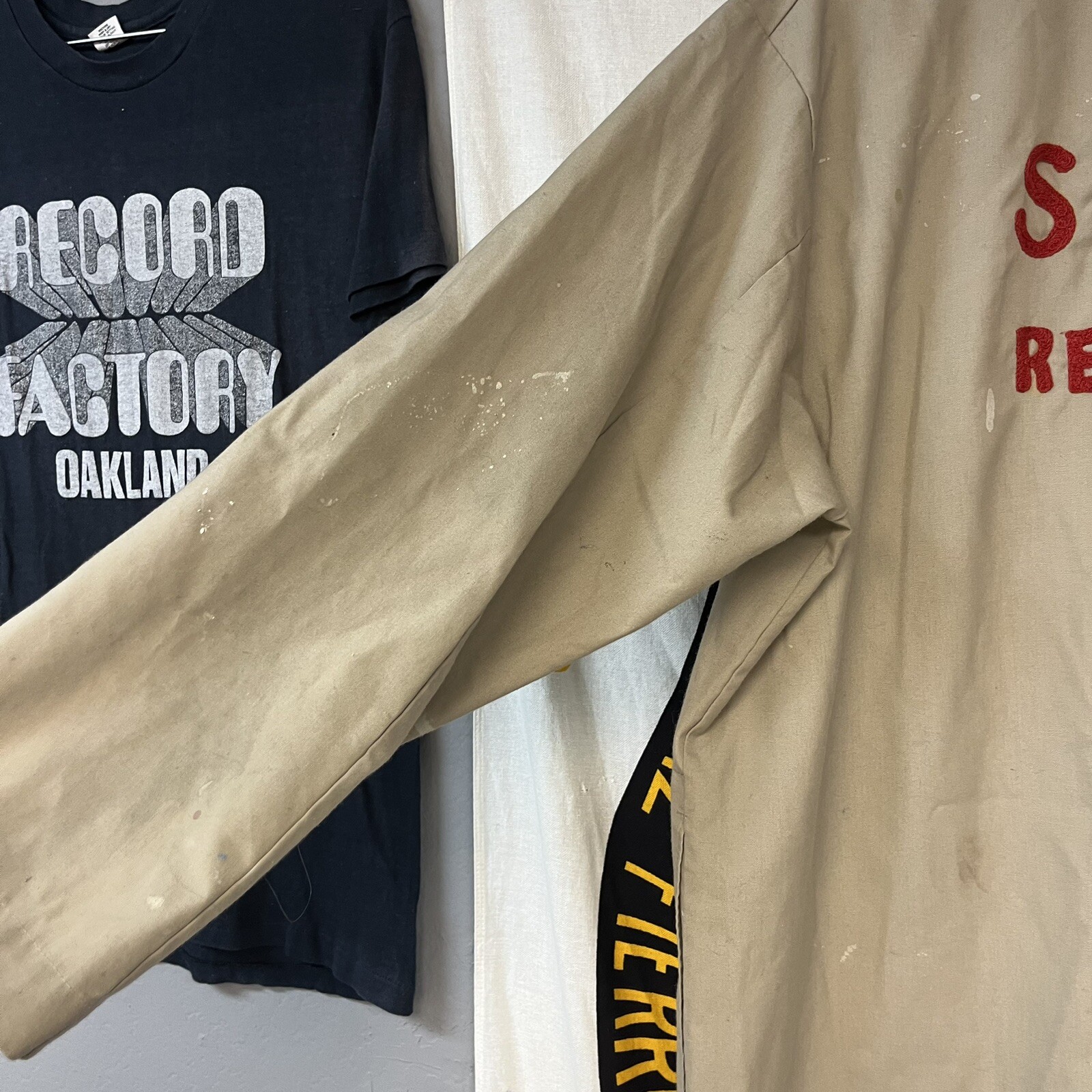 Vintage 50s 60s Shell Oil Gas Shop Coat Mechanic’s ta… - Gem