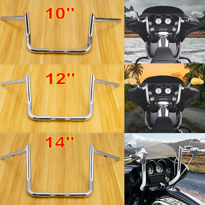 10'' 12 14 Meat Hook Monkey Bar Ape Hangers Handlebar For Harley Bagger ...