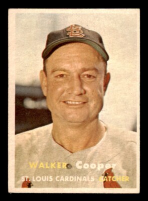 1957 Topps Baseball #380 Walker Cooper EX *f2 | eBay