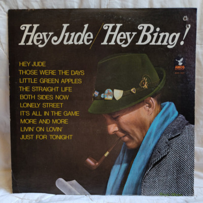 BING CROSBY Hey Jude Hey Bing! LP 1968 Vinyl AMOS AAS-7001 The Beatles ...
