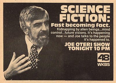 1979 WKBS PHILADELPHIA TV AD/JOE OTERI SHOW/KIDNAPPING MIND CONTROL ...