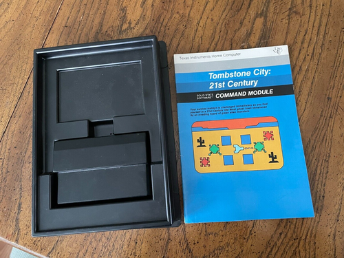 TEXAS INSTRUMENTS TI99/4A TOMBSTONE CITY MANUAL AND GAME | eBay