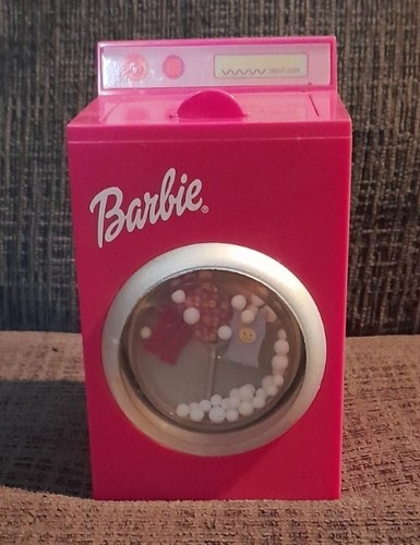 Barbie Doll Pink Washing Machine Mattel 2000 Works Wind Up Agitator | eBay