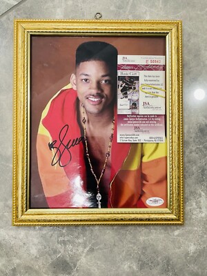 Will Smith Autographed Framed Picture with Certificate Of ...