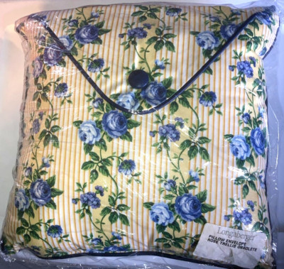Longaberger 15" Square Envelope Pillow-Rose Trellis-BRAND NEW!!! | eBay