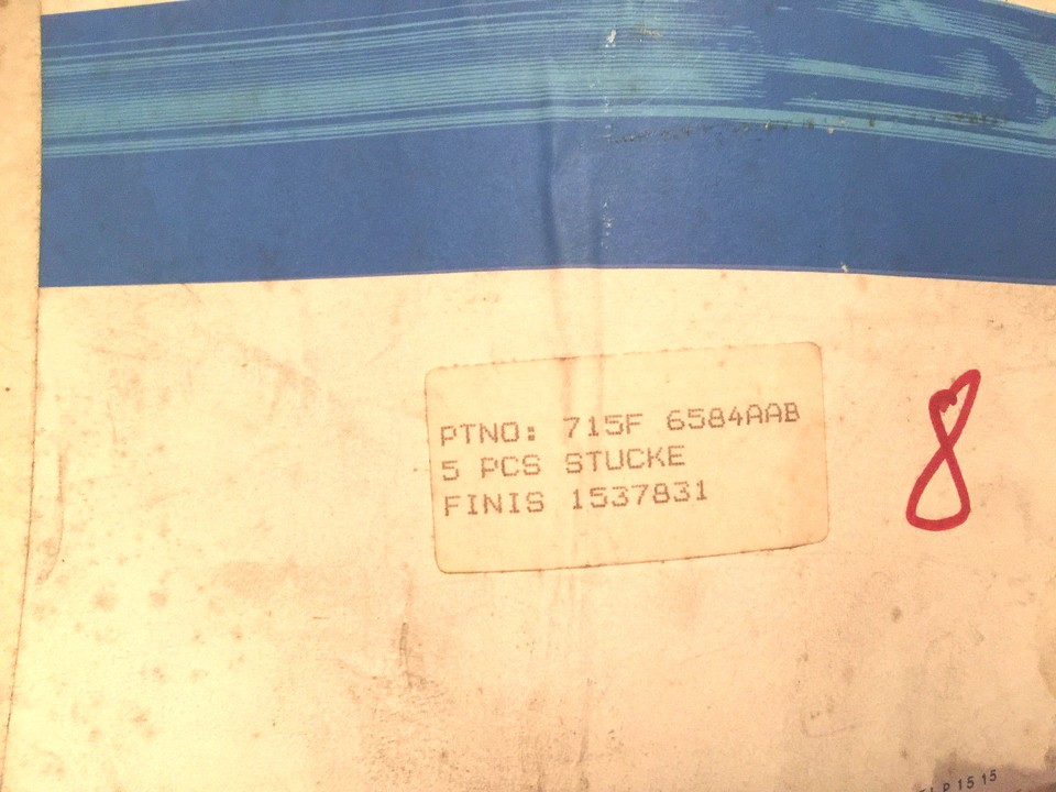 *NEW* Genuine Ford Pinto/Mk2 Transit Rocker/Camshaft Cover Cork Gasket ...