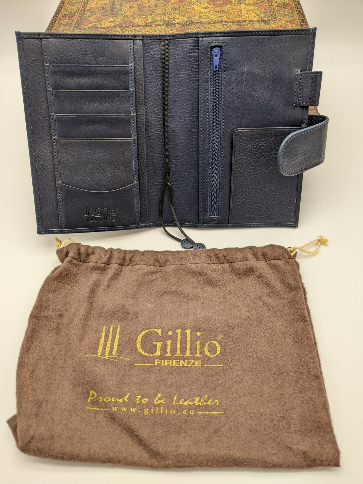 Blue Gillio Firenze Wallet | eBay