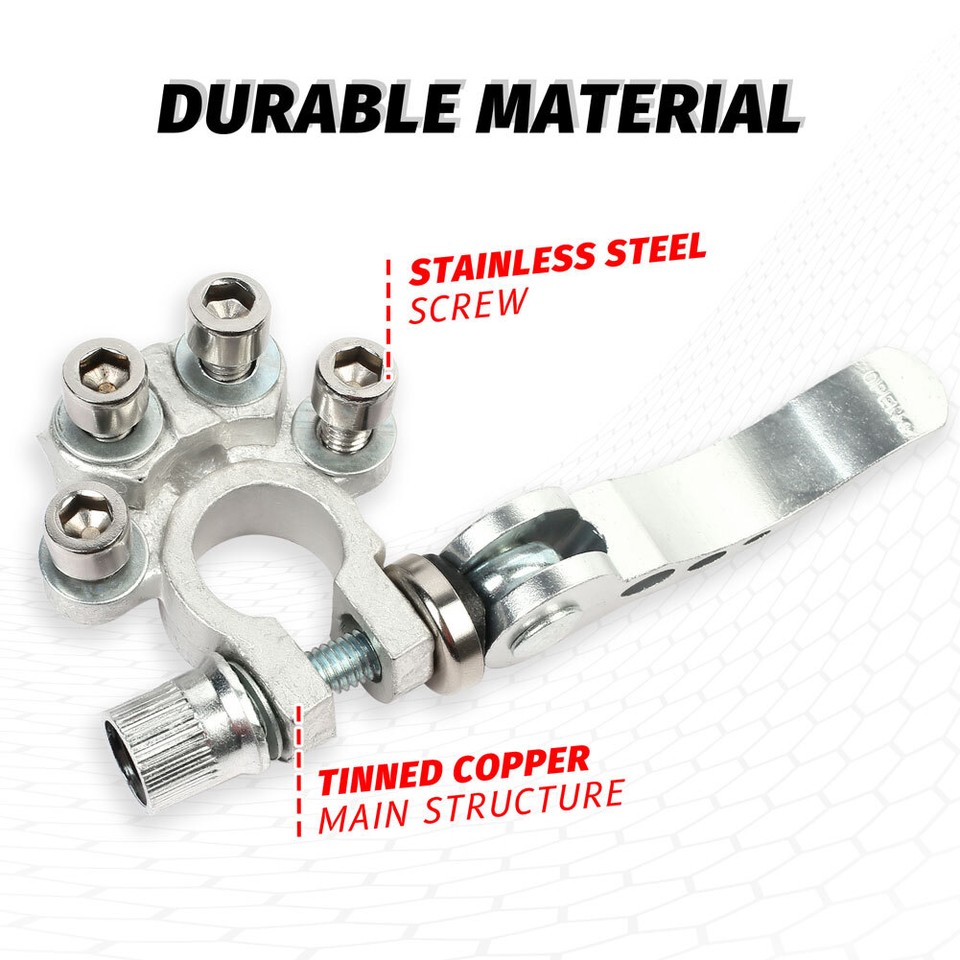 Battery Terminal Quick Connectors Heavy Duty Car Cable Terminals Top ...