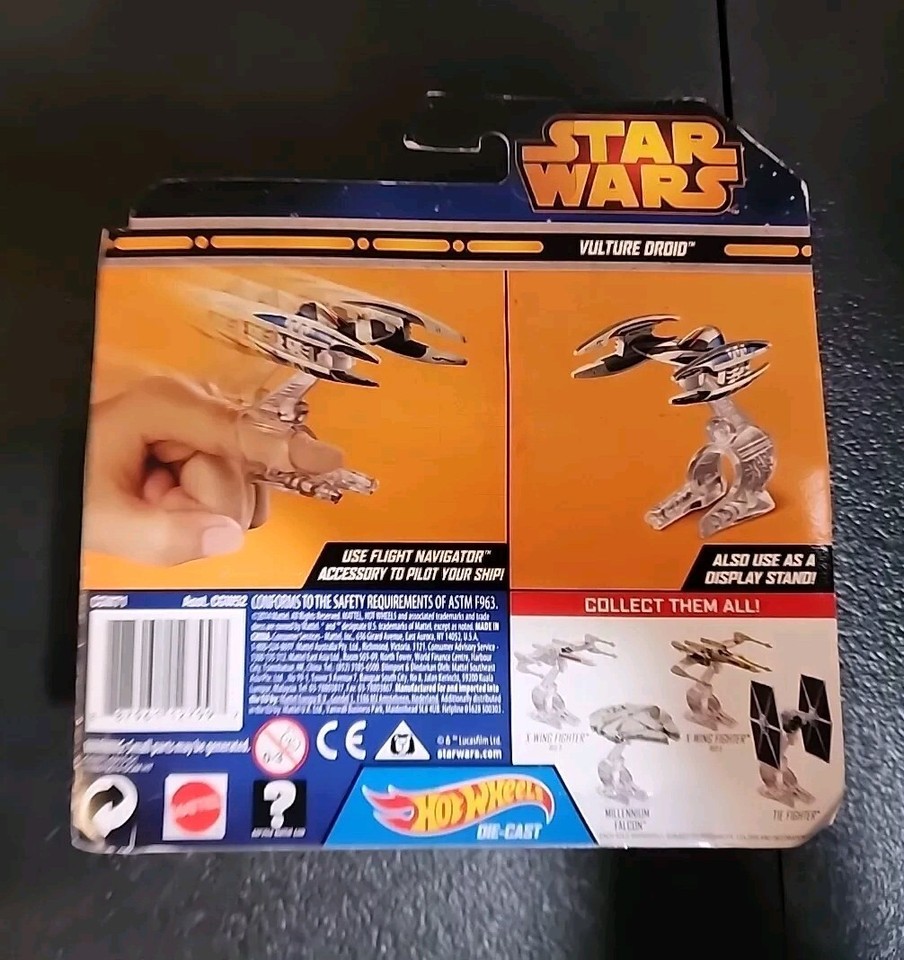 Star Wars Hot Wheels Vulture Droid ‘14 Starships Flight Navigator | eBay