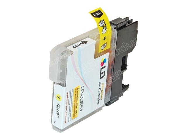 Brother Lc65 Yellow Ink Cartridge LC65Y Genuine HY Yellow for sale ...