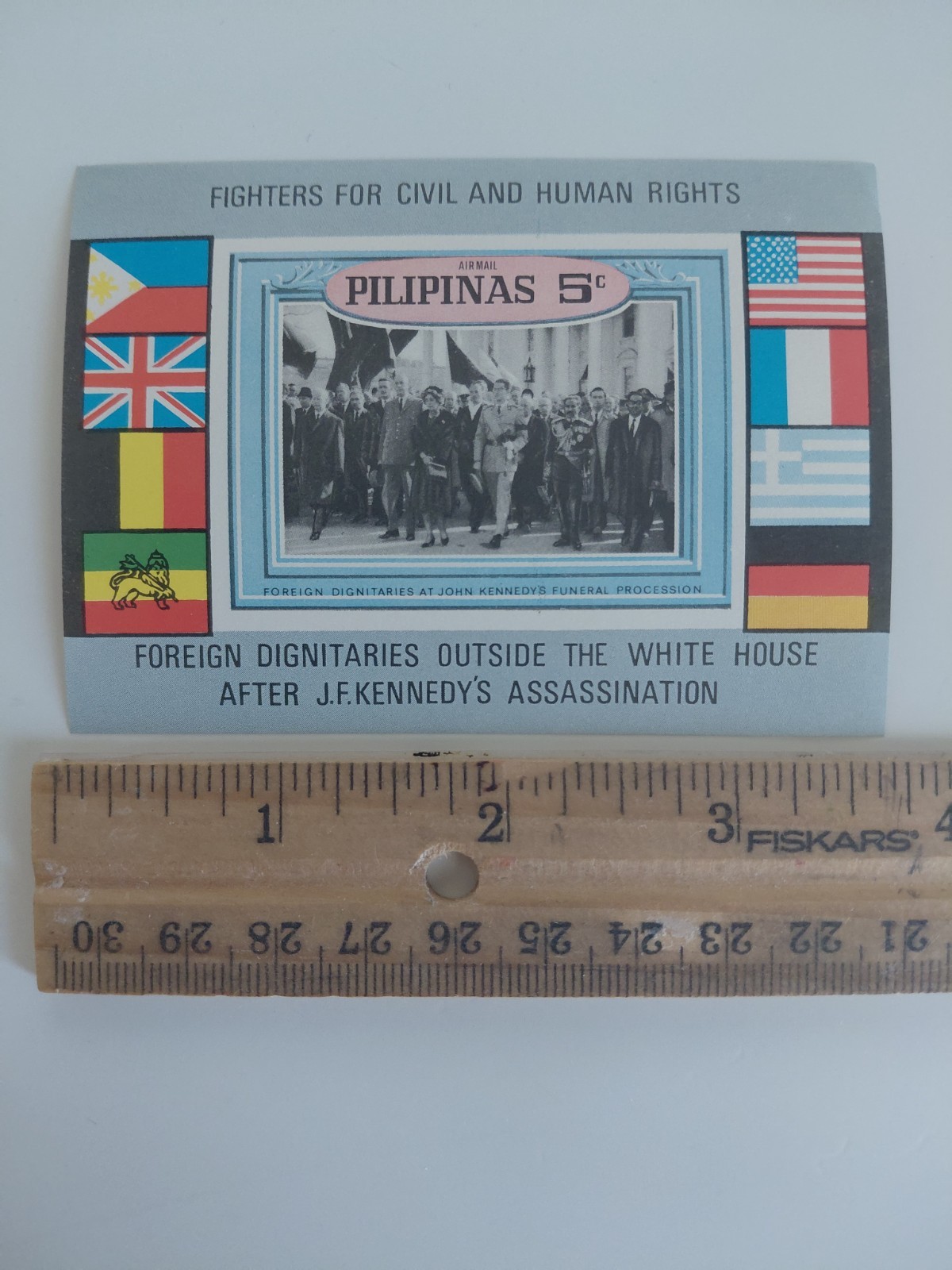 1968 Philippines Souvenir Sheet(International Civil and Human Rights ...