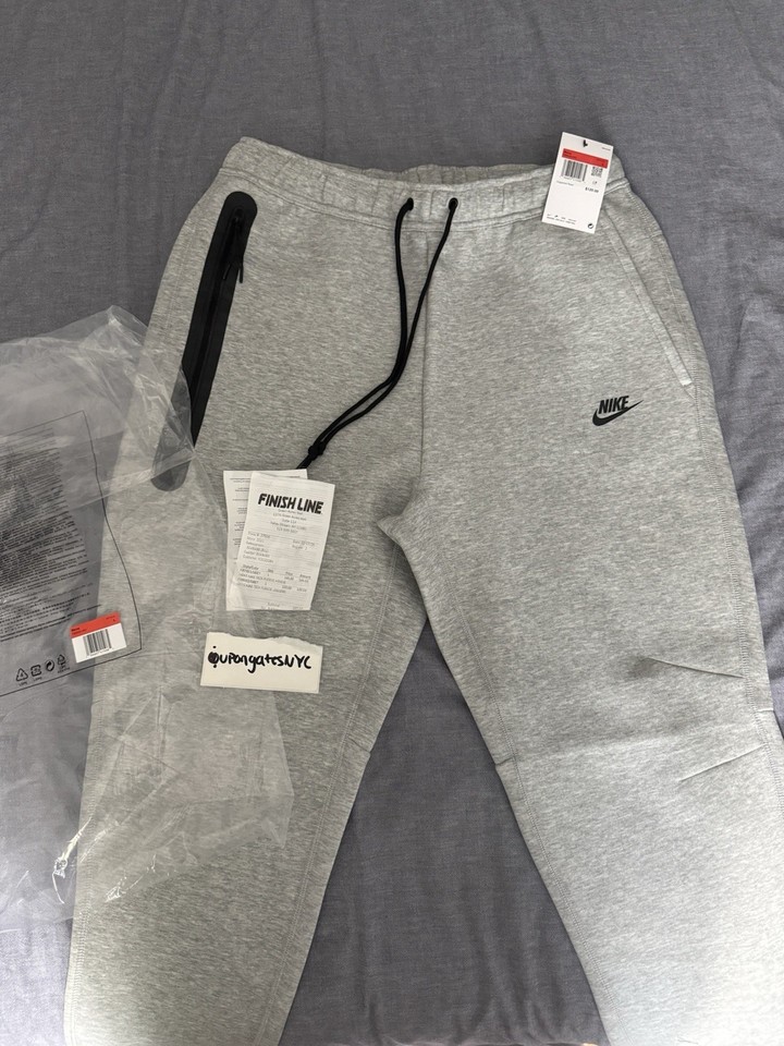 Nike Grey Tech Fleece Full Zip Hoodie/Joggers FB7921-063 & FB8002-063 ...