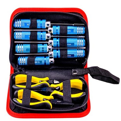 1set 10 in 1 RC Tool Kit Box Set Screwdriver Pliers for RC Model Car ...