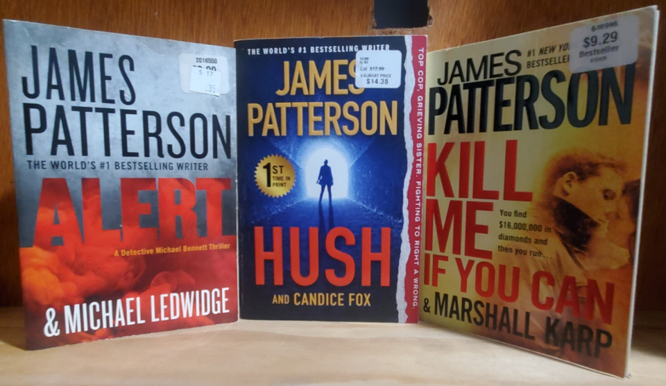 Lot Of 52 James Patterson Novels Hardcovers And Paperbacks Many First ...
