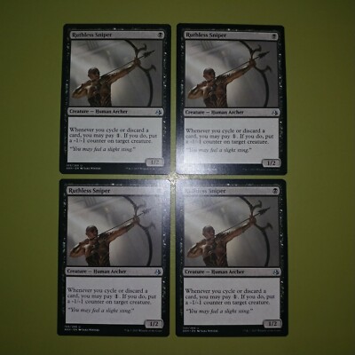 Ruthless Sniper x4 Amonkhet 4x Playset Magic the Gathering MTG | eBay