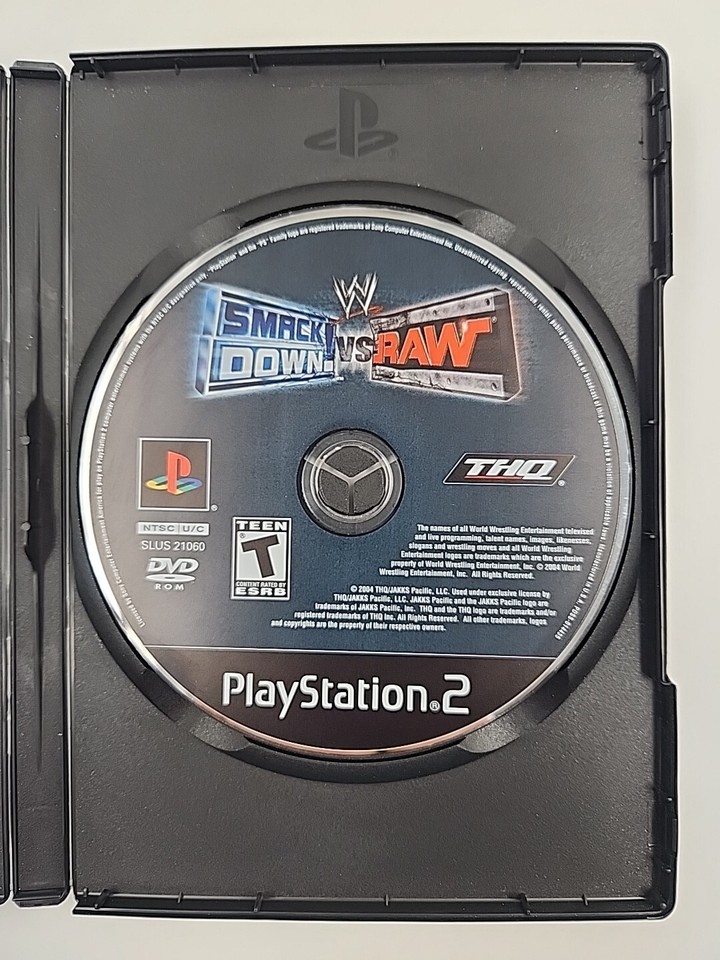 WWE SmackDown vs. Raw PS2 PlayStation 2 Complete CIB 752919460597| eBay