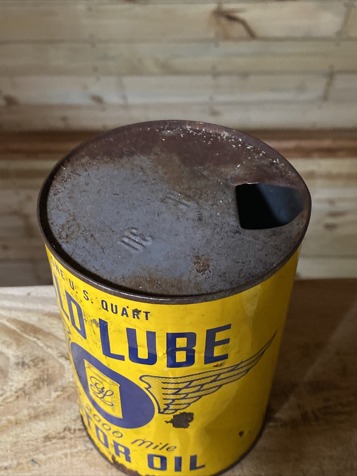 Gold Lube 1 qt empty metal motor oil can | eBay