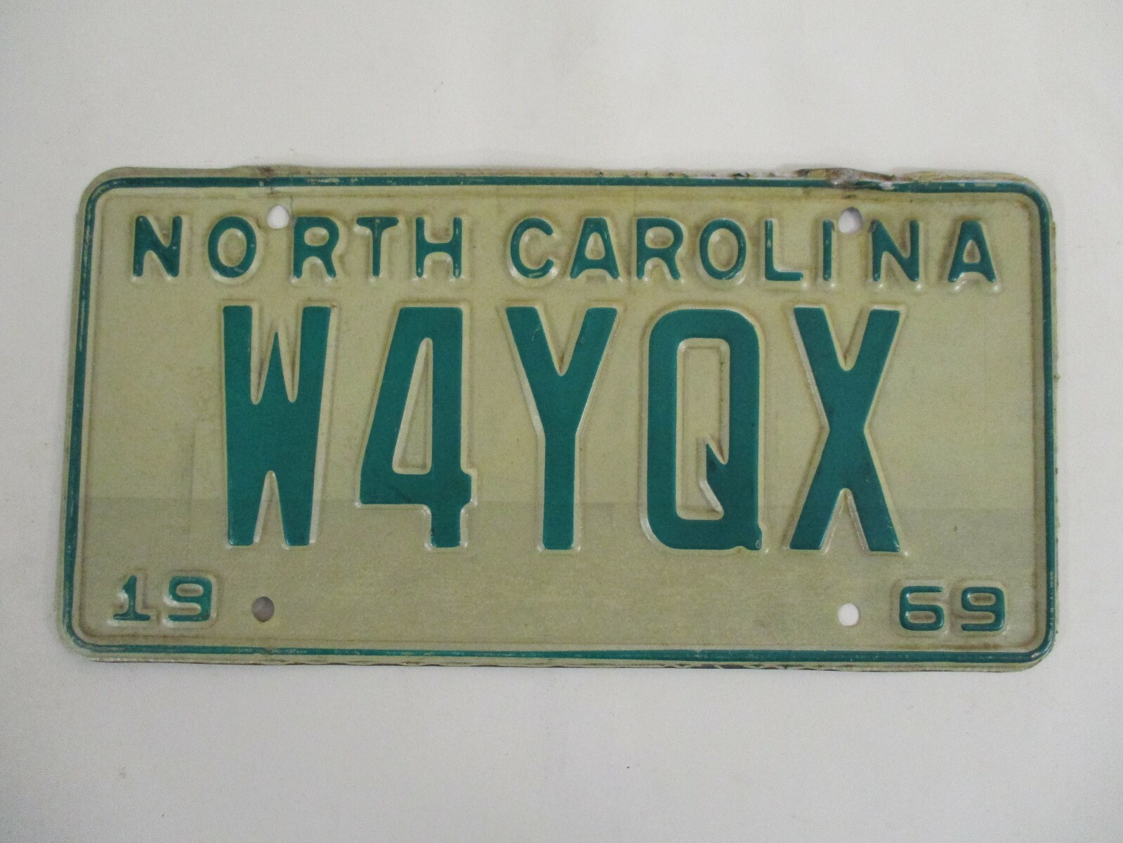 NICE 1969 North Carolina HAM RADIO License Plate Tag | eBay